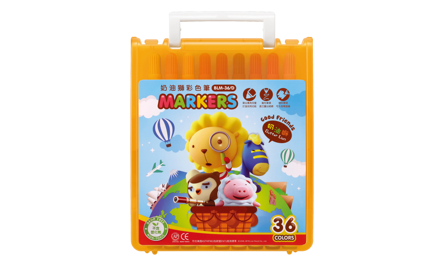 BLM-36B COLOR MARKERS 36colors - SIMBALION